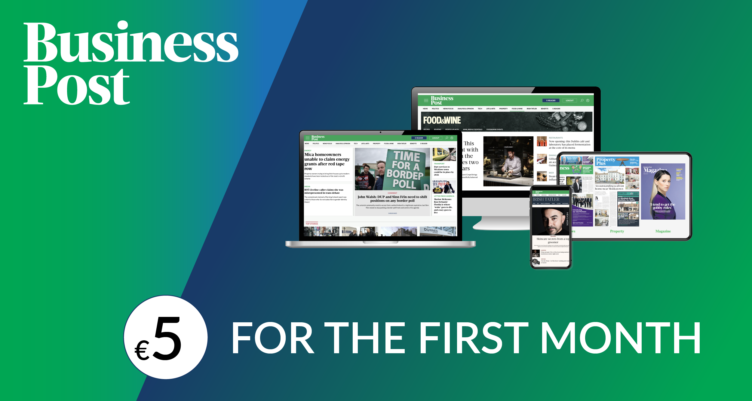 Subscribe to the Business Post | Business Post